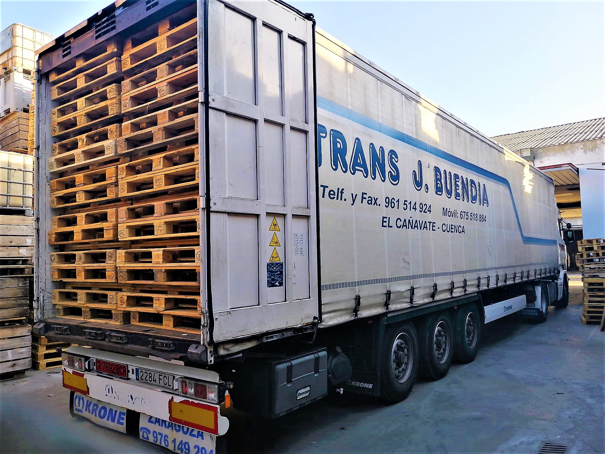 Transporte Mercancias Paletizadas